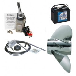 Rigging, controls, battery, propeller (required) 0-140HP Motor