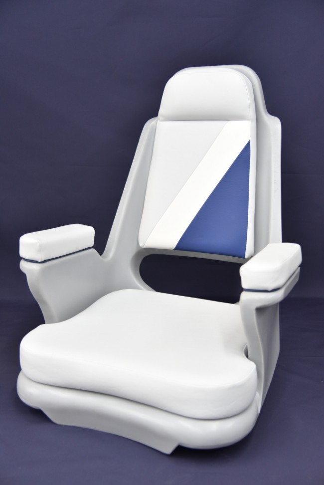 High Back Captains Chair - Pontoon Boat Furniture